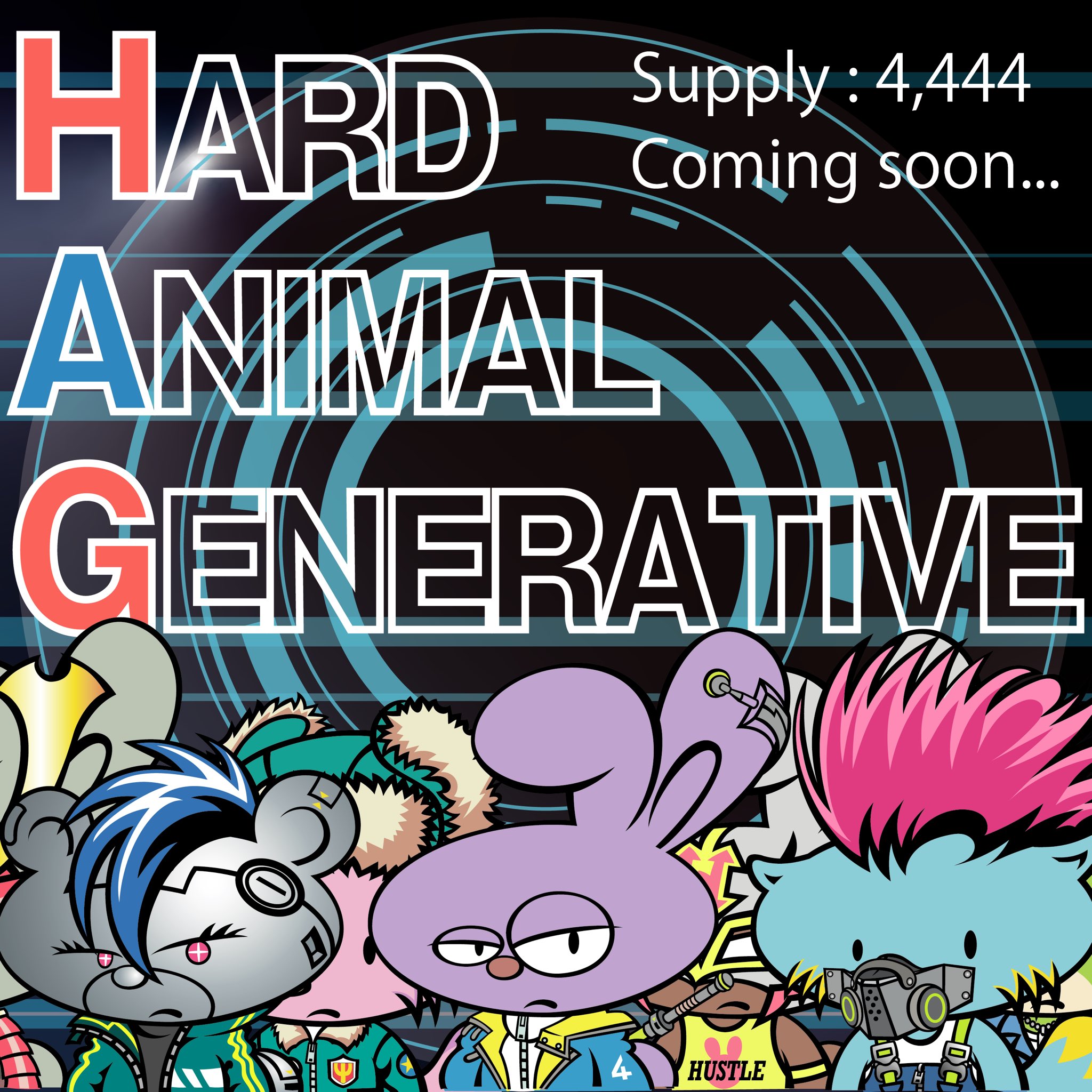 レイザーラモンHGさんのNFTプロジェクト【HARD ANIMAL GENERATIVE（HAG）】の販売決定！ | ショーシのブログ